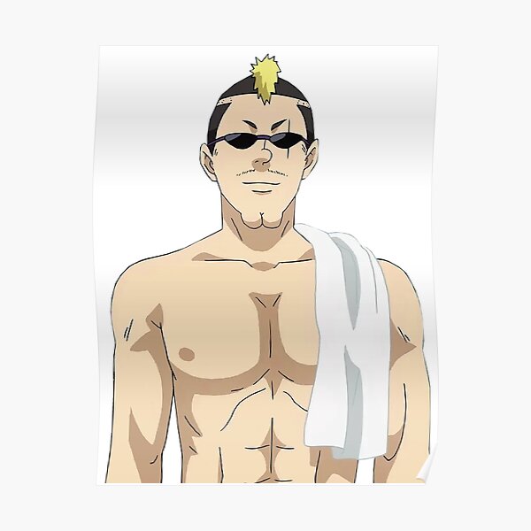 "Nendo Riki (Shirtless)" Poster for Sale by kawaiicrossing | Redbubble