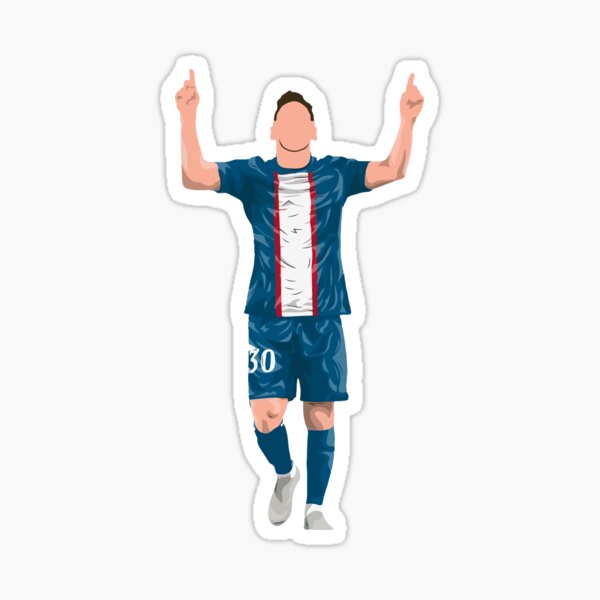 "Messi PSG Goal Celebration" Sticker for Sale by ButterDearie | Redbubble