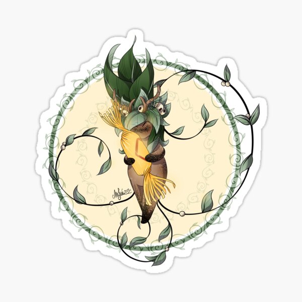 "Mandrake Papillote" Sticker for Sale by MiItchu | Redbubble