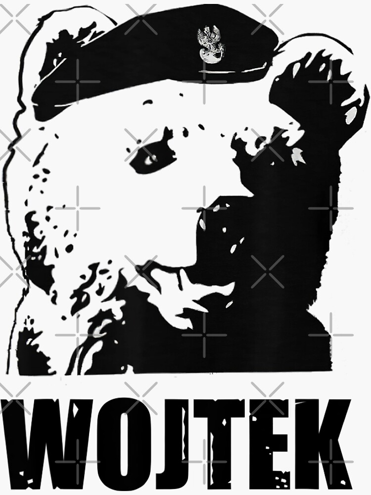 " Wojtek the Bear Corporal Wojtek - The Polish Military Bear" Sticker ...
