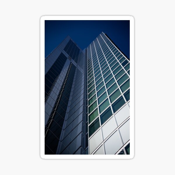"up the skyscraper" Sticker for Sale by SongsofaRaven | Redbubble