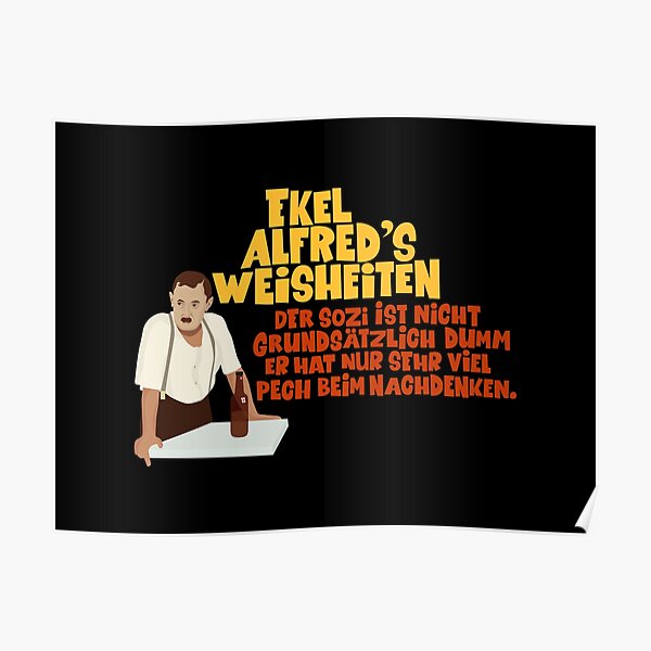 "Alfred Tetzlaff - Disgust Alfred - One heart and one soul" Poster for ...