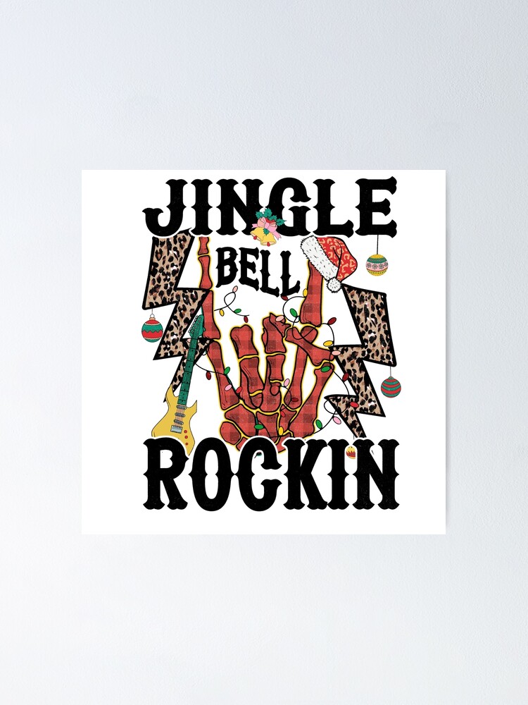 "Jingle Bell Rockin | Christmas" Poster for Sale by Chic-Stop | Redbubble