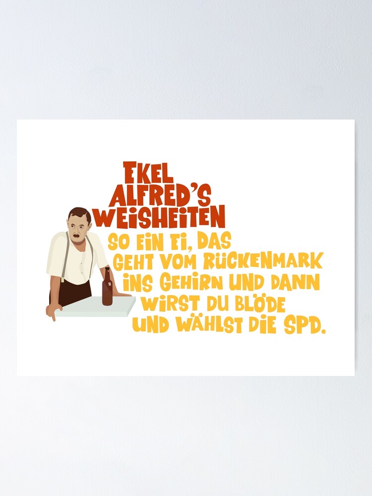"Alfred Tetzlaff - Disgust Alfred - One heart and one soul" Poster for ...