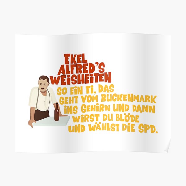 "Alfred Tetzlaff - Disgust Alfred - One heart and one soul" Poster for ...