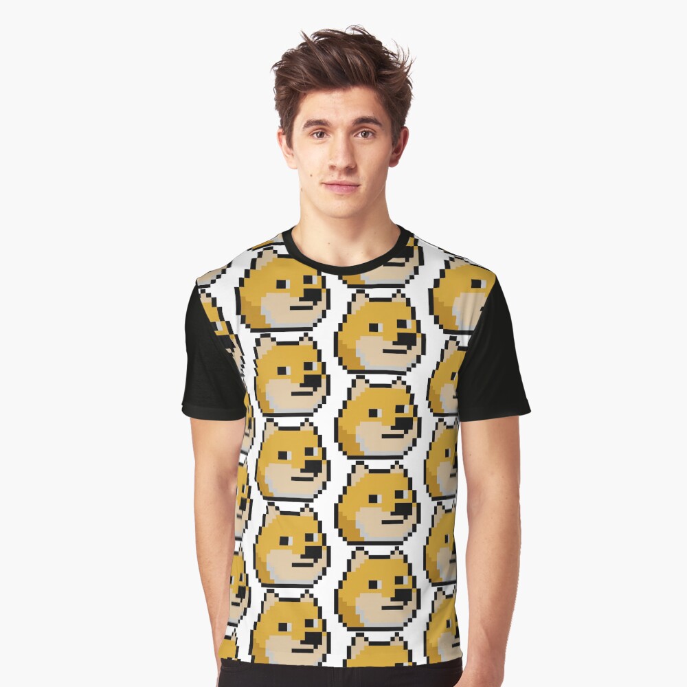 "Pixel Doge" Poster for Sale by ClothesReel | Redbubble