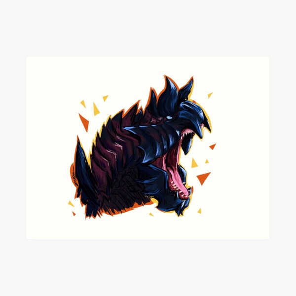 "MONSTER HUNTER - Glavenus -" Art Print for Sale by Zeber | Redbubble