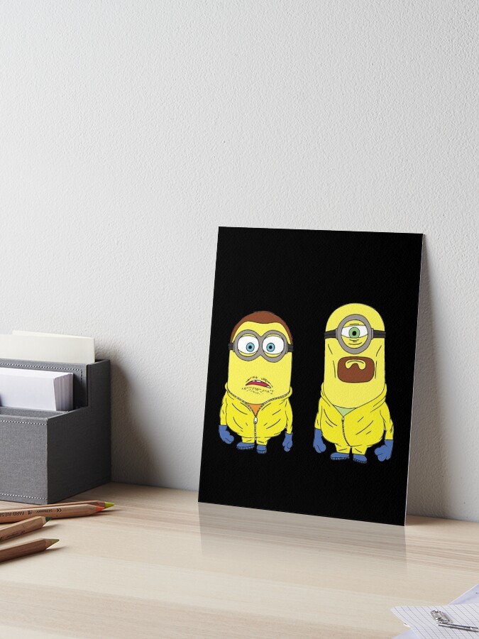 "breaking bad minions" Art Board Print for Sale by Naezzz | Redbubble