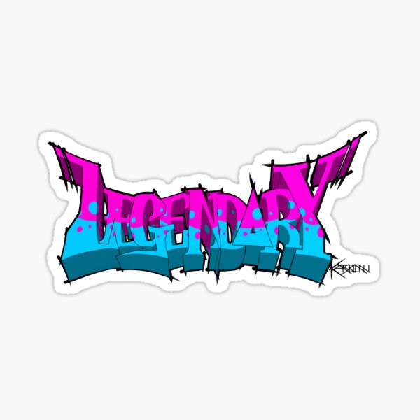 "Legendary" Sticker by MichaelDear | Redbubble