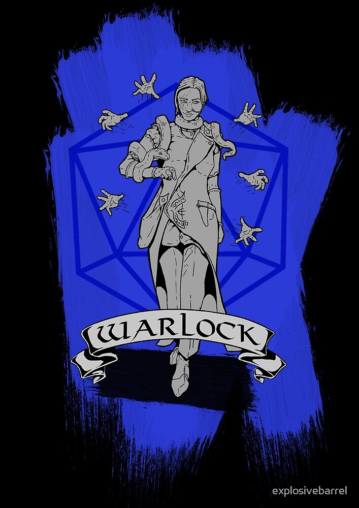 "D&D Class - Warlock" by explosivebarrel | Redbubble