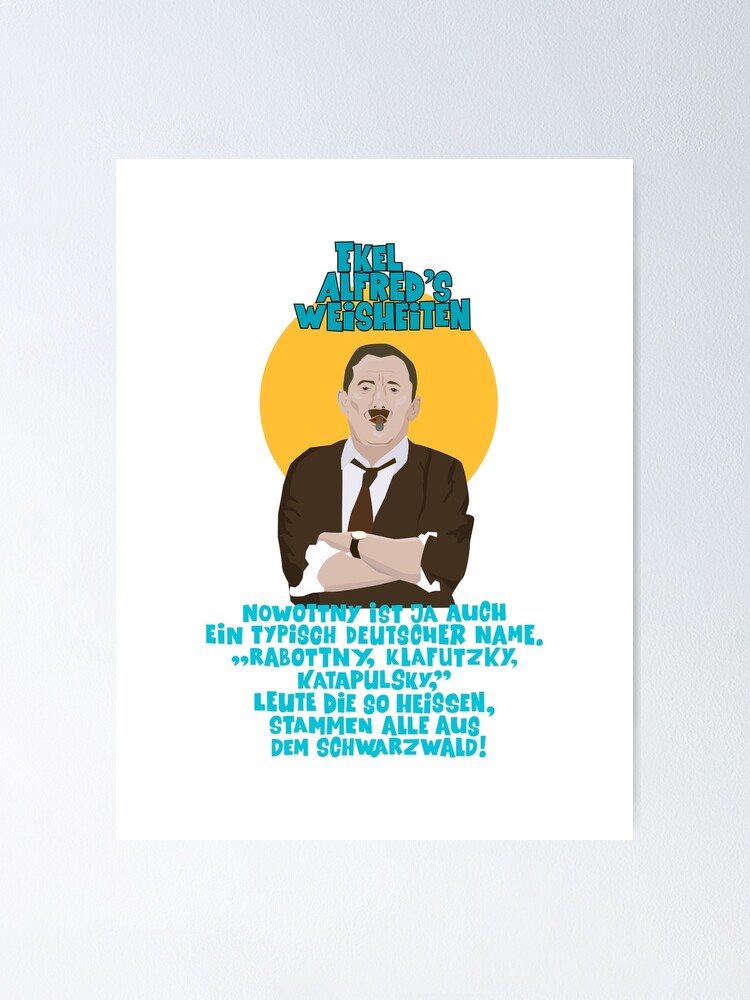 "Alfred Tetzlaff - Disgust Alfred - One heart and one soul" Poster for ...