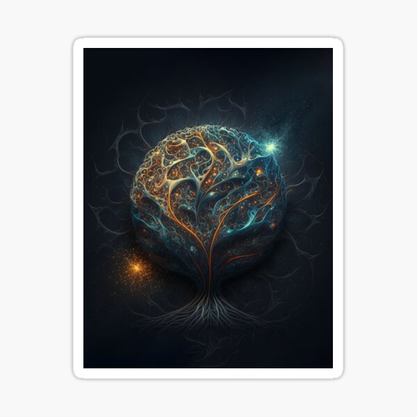 "Neural network 8k design" Sticker for Sale by HAMMADJUTT | Redbubble