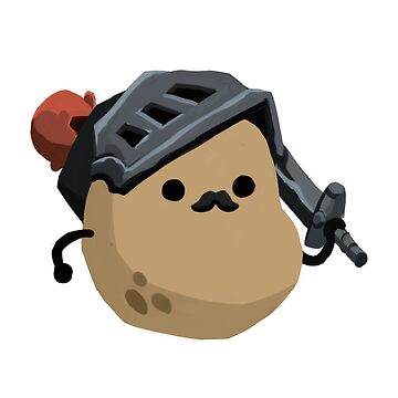 "Cute Potato Knight " Sticker for Sale by Xilurus | Redbubble