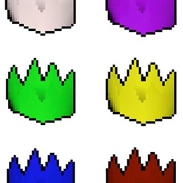 "Rs3 (pixel) Partyhat sticker set - Runescape" Sticker for Sale by ...