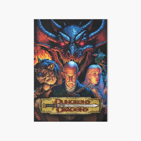 "Dungeons and Dragons Vintage 90s" Art Board Print for Sale by ...