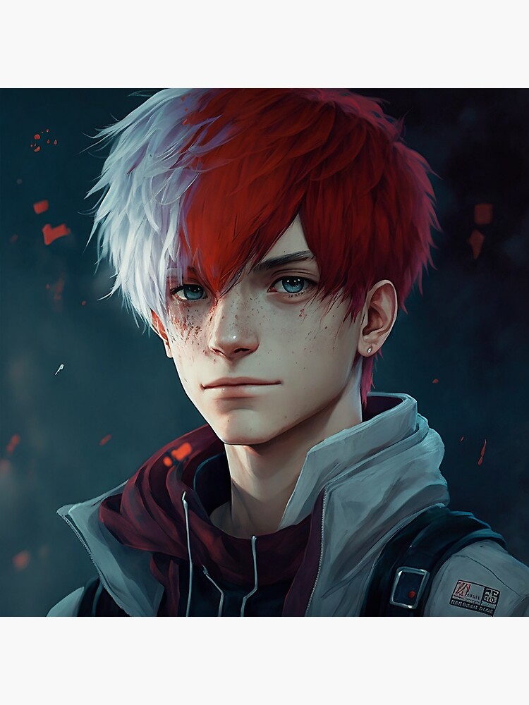 "Shoto todoroki realistic" Sticker for Sale by Artist-ia | Redbubble
