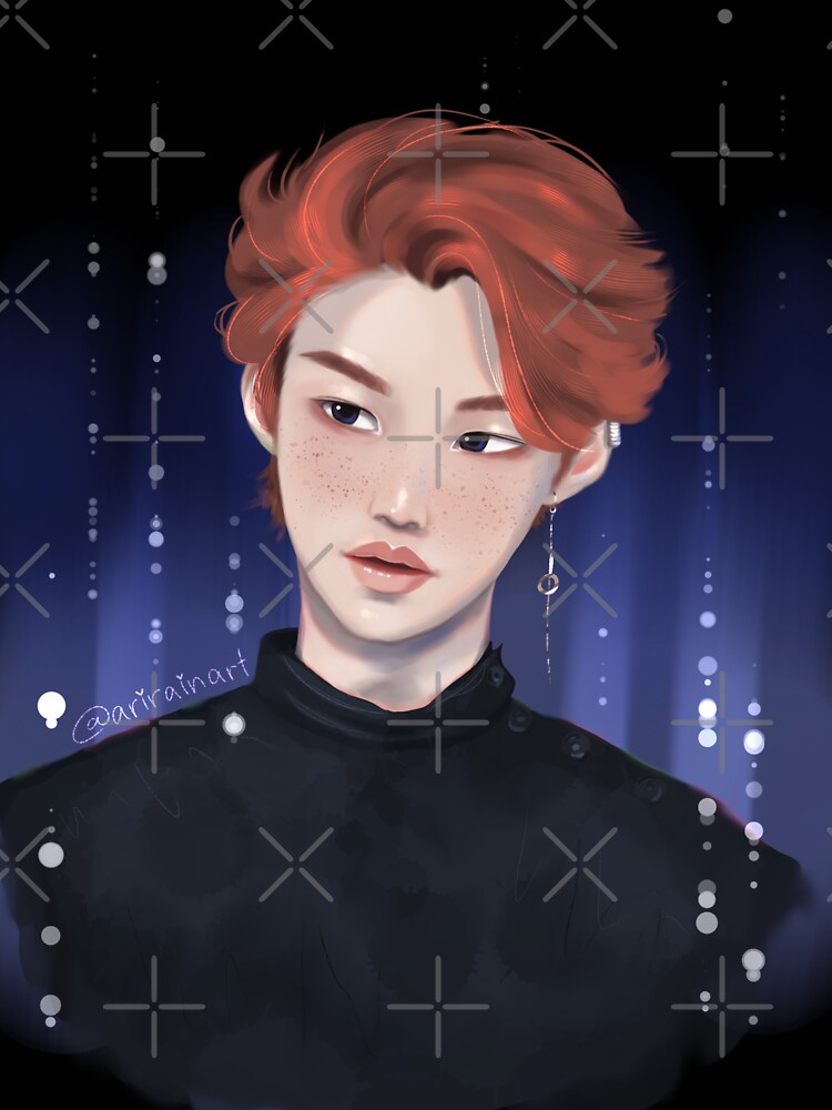 "Felix from Stray Kids" Sticker for Sale by Arirain | Redbubble