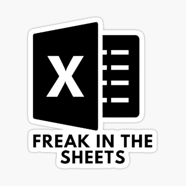 "Freak In The Sheets " Sticker for Sale by theaggi | Redbubble