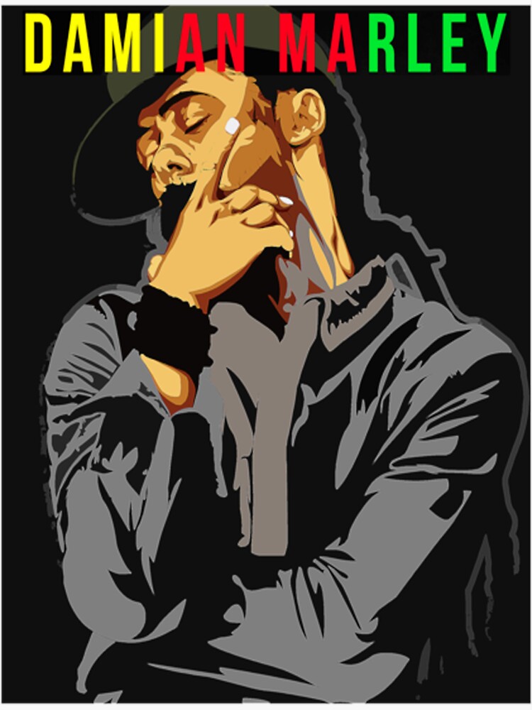 "Damian Art" Sticker for Sale by belindabriscoe | Redbubble