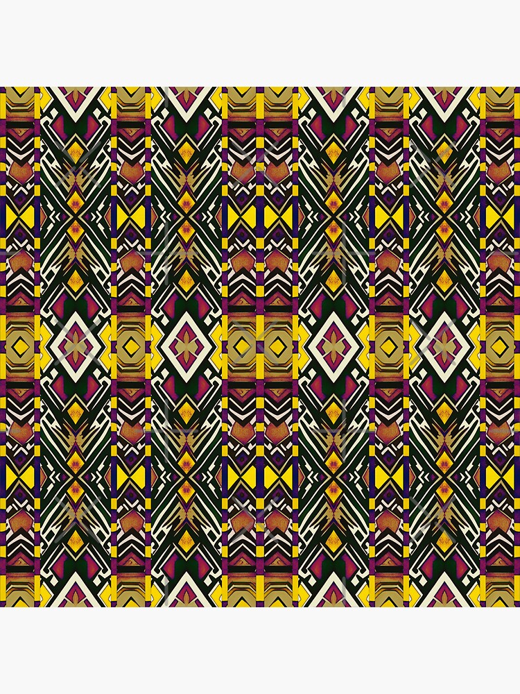 "Traditional Igorot-inspired tribal pattern. Ethnic Multi color ...