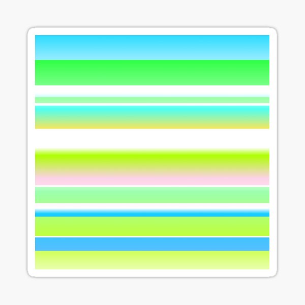 "March color palette | Spring color line pattern" Sticker for Sale by ...