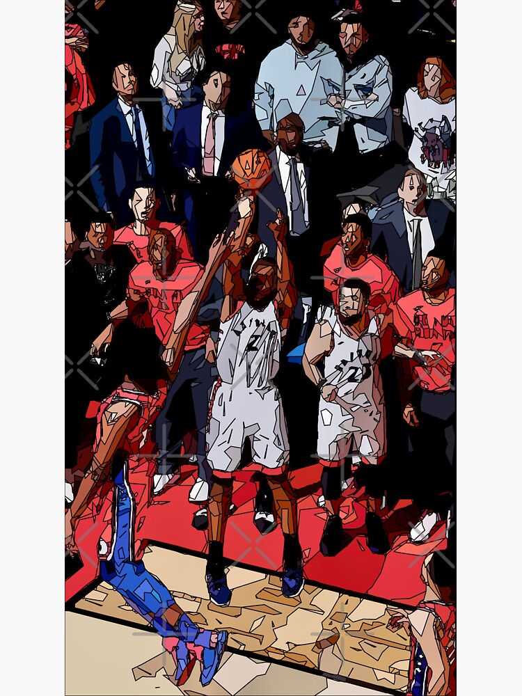 "Basketball Cold Moments" Sticker for Sale by Playful-Shop | Redbubble