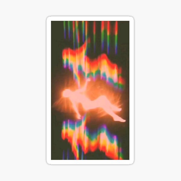 "Vaporwave falling person" Sticker for Sale by JimmyTimote | Redbubble