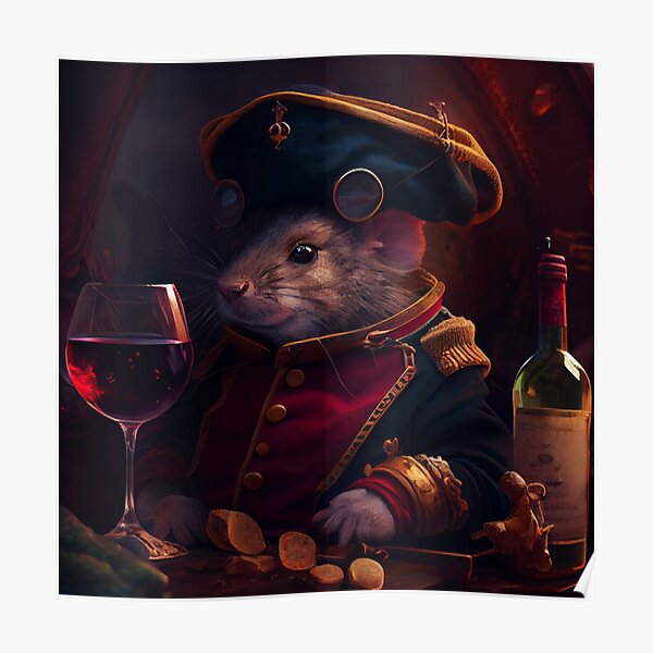 "The Hard Life of the Ships Rat" Poster for Sale by LukeAiWalker ...