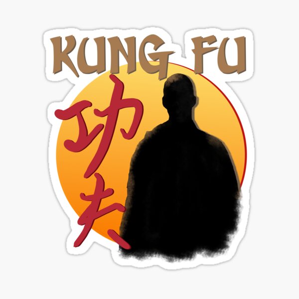 "Kung Fu" Sticker for Sale by Themys24 | Redbubble