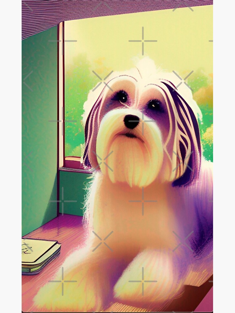"Havanese" Sticker for Sale by GroovyDino | Redbubble