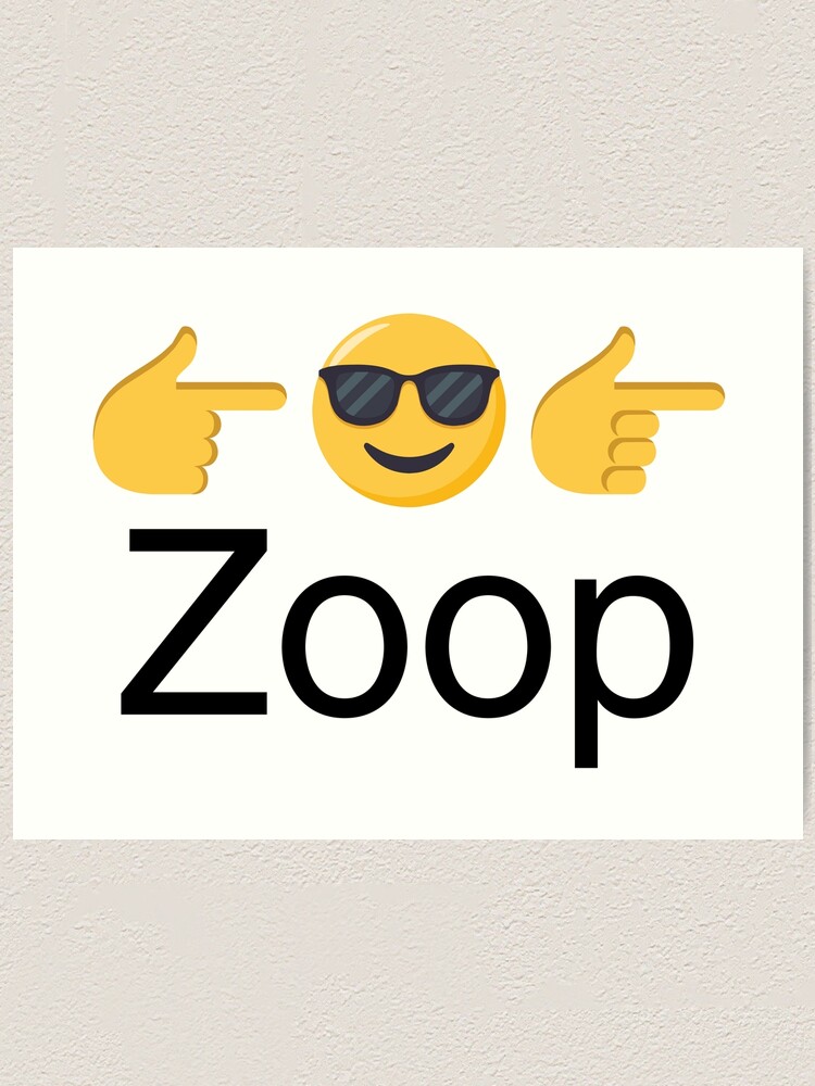 "Zoop - Emoji Finger Guns" Art Print for Sale by Snibel | Redbubble
