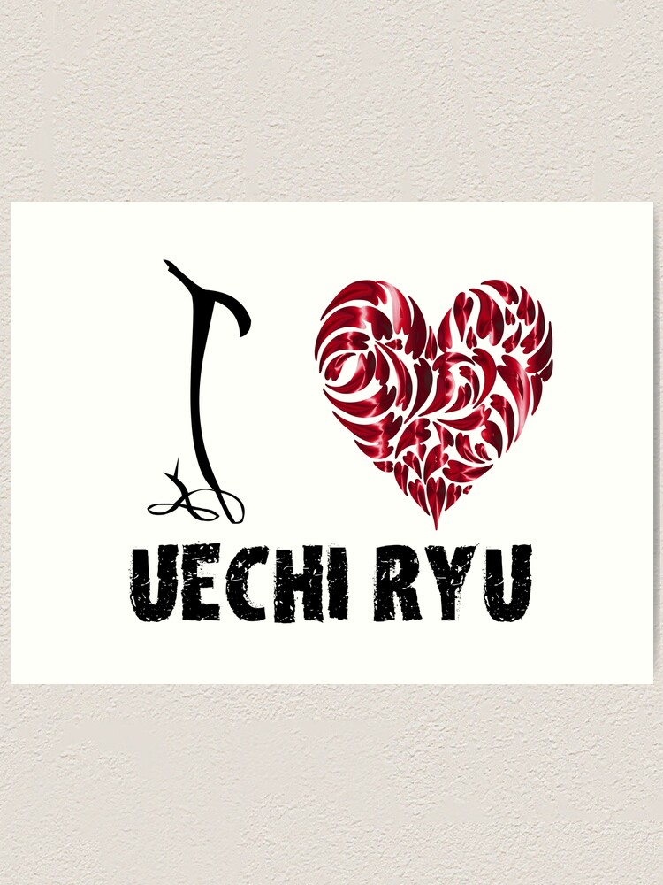 "Uechi Ryu T Shirt Design I Love Uechi Ryu" Art Print by ...