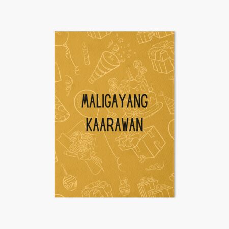 "Maligayang Kaarawan, Filipino birthday card, Tagalog birthday " Art ...