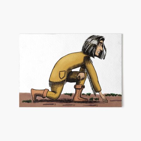 "native American tracker" Art Board Print by Majed-Alsuliman | Redbubble