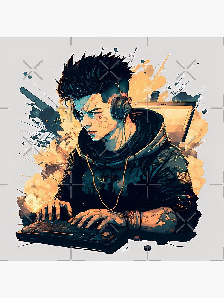 "Ai Generated Vector Art - Gamer" Poster for Sale by BogoAi | Redbubble