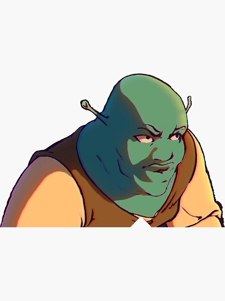 "Shrek Retold" Sticker for Sale by fergyfilms | Redbubble
