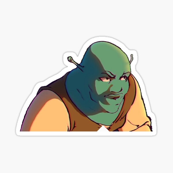 "Shrek Retold" Sticker for Sale by fergyfilms | Redbubble