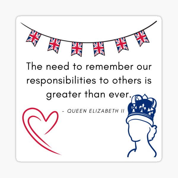 "The need to remember our responsibilities to others is greater than ...