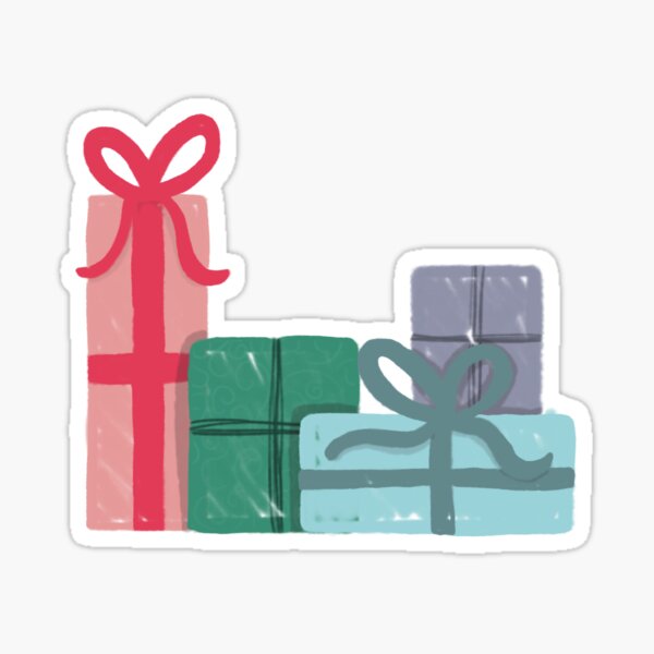 "Gift boxes" Sticker for Sale by Gineliz-molina | Redbubble