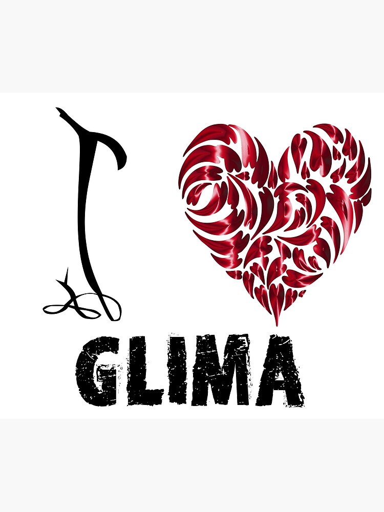 "Glima T Shirt Design I Love Glima " Poster by MartialArtsNerd | Redbubble