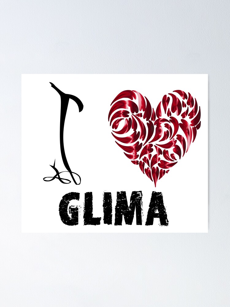"Glima T Shirt Design I Love Glima " Poster by MartialArtsNerd | Redbubble