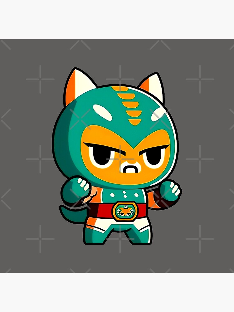 "Lucha Libre Cats | Mexican Wrestling | Kawaii Cats | Chibi Cats ...