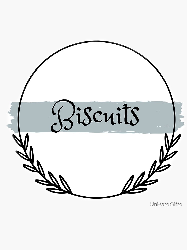 "Biscuits" Sticker for Sale by irenhr | Redbubble