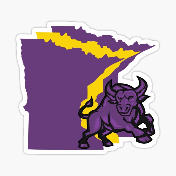 "Minnesota Border, Mavericks" Sticker for Sale by LatterDaze | Redbubble