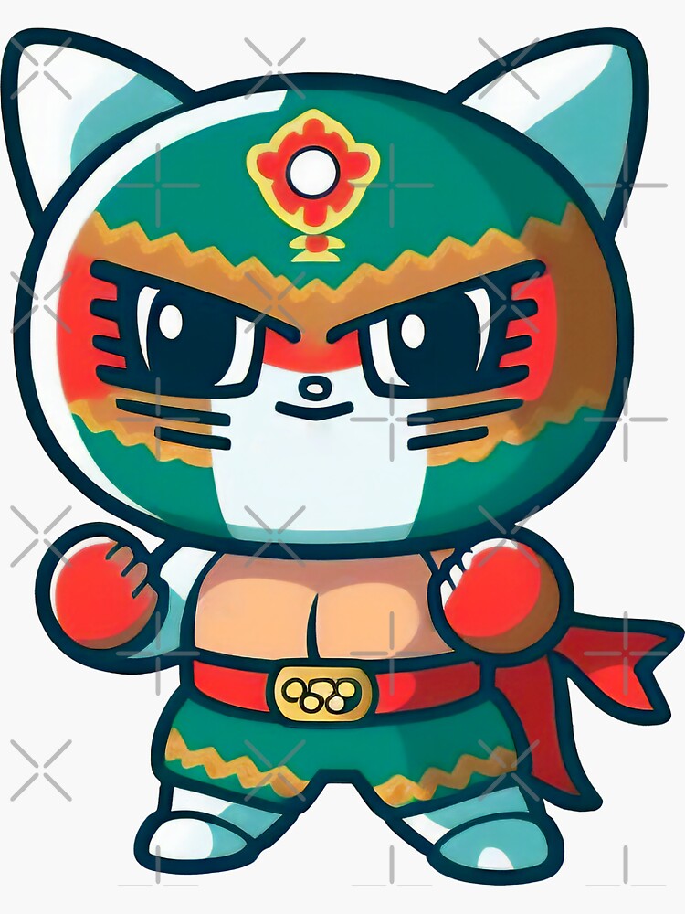 "Lucha Libre Cats | Mexican Wrestling | Kawaii Cats | Chibi Cats ...
