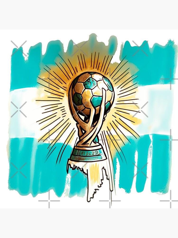 "ARGENTINA WORLD CUP CHAMPIONS. ARGENTINA WORLD CHAMPIONS 2022" Poster ...