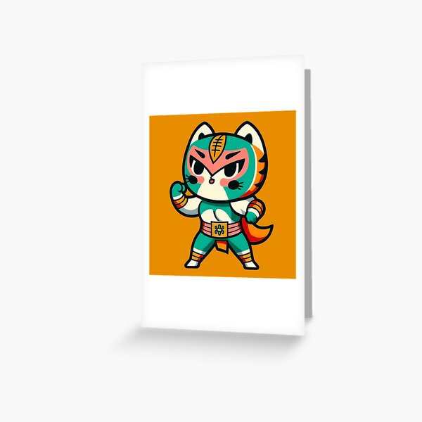 "Lucha Libre Cats | Mexican Wrestling | Kawaii Cats | Chibi Cats ...