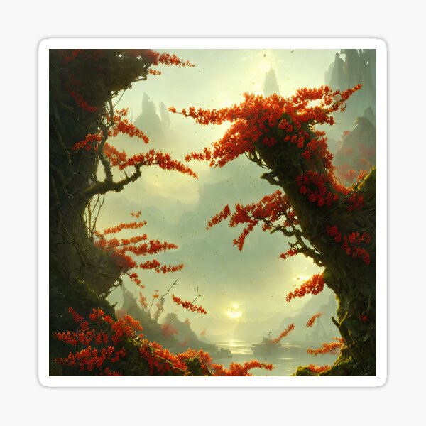 "Wild June Honeysuckle" Sticker for Sale by AHeustis | Redbubble