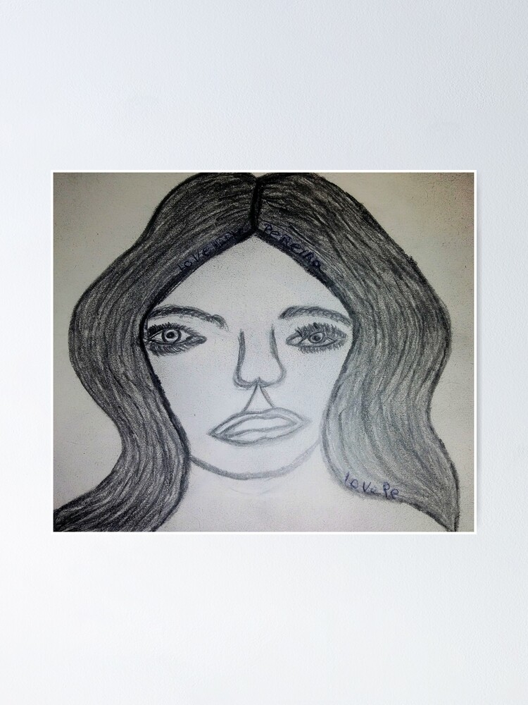 "Caricature of a cleft palate woman " Poster for Sale by ...