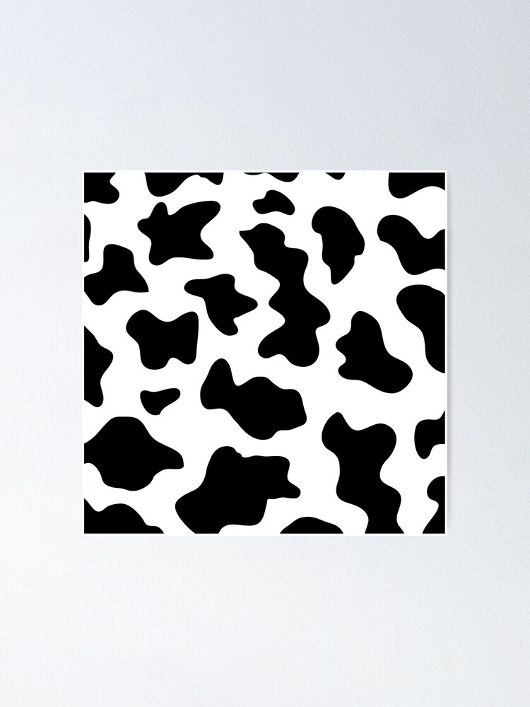 " Cow Spots pattern Cows Animal print" Poster for Sale by mystylecorner ...